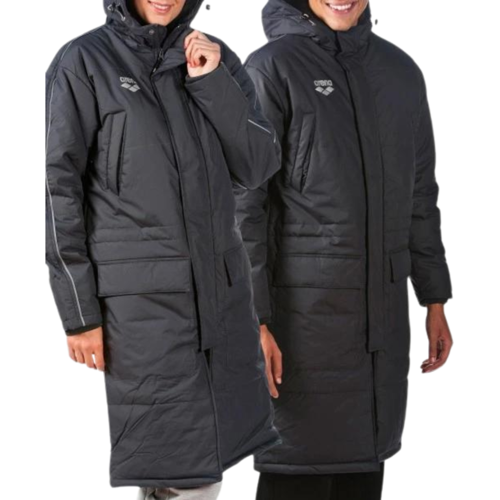 Parka Arena Team Unisex Solid Asphalt Grey | Beguater