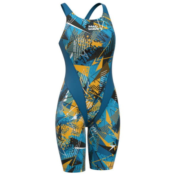Traje de Natación Mad Wave Mujer Kneeskin H2 Blue | Beguater